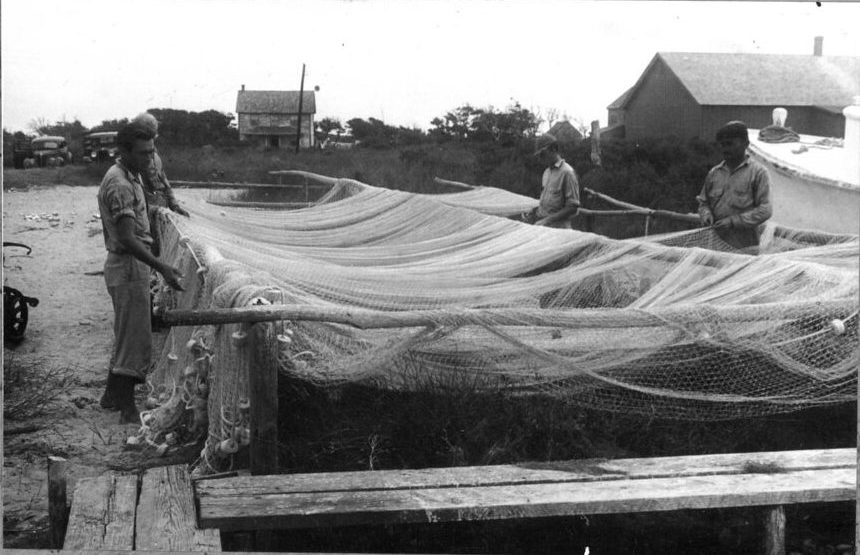 Mending Net at Hatteras, 1939 | David Cecelski